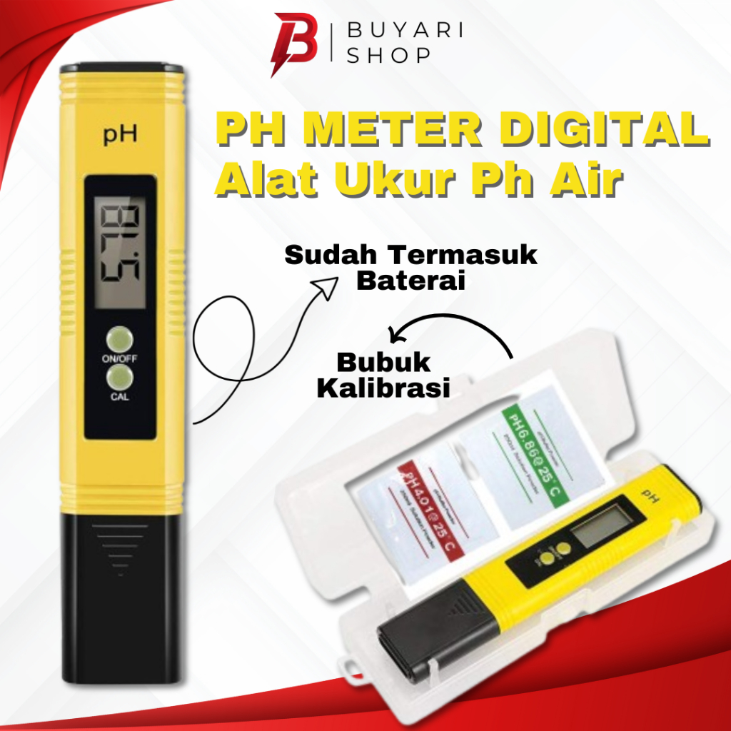Jual PH Meter Digital Tester PH Alat Pengukur PH Air Digital Alat ...