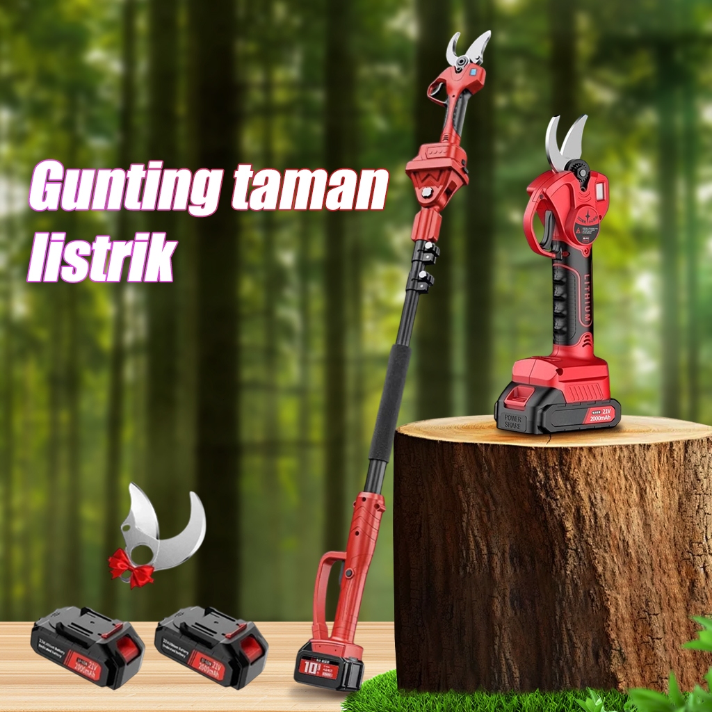 Jual Gunting Taman Listrik Set Termasuk Tiang Ekstensi/Kotak Perkakas 2 ...