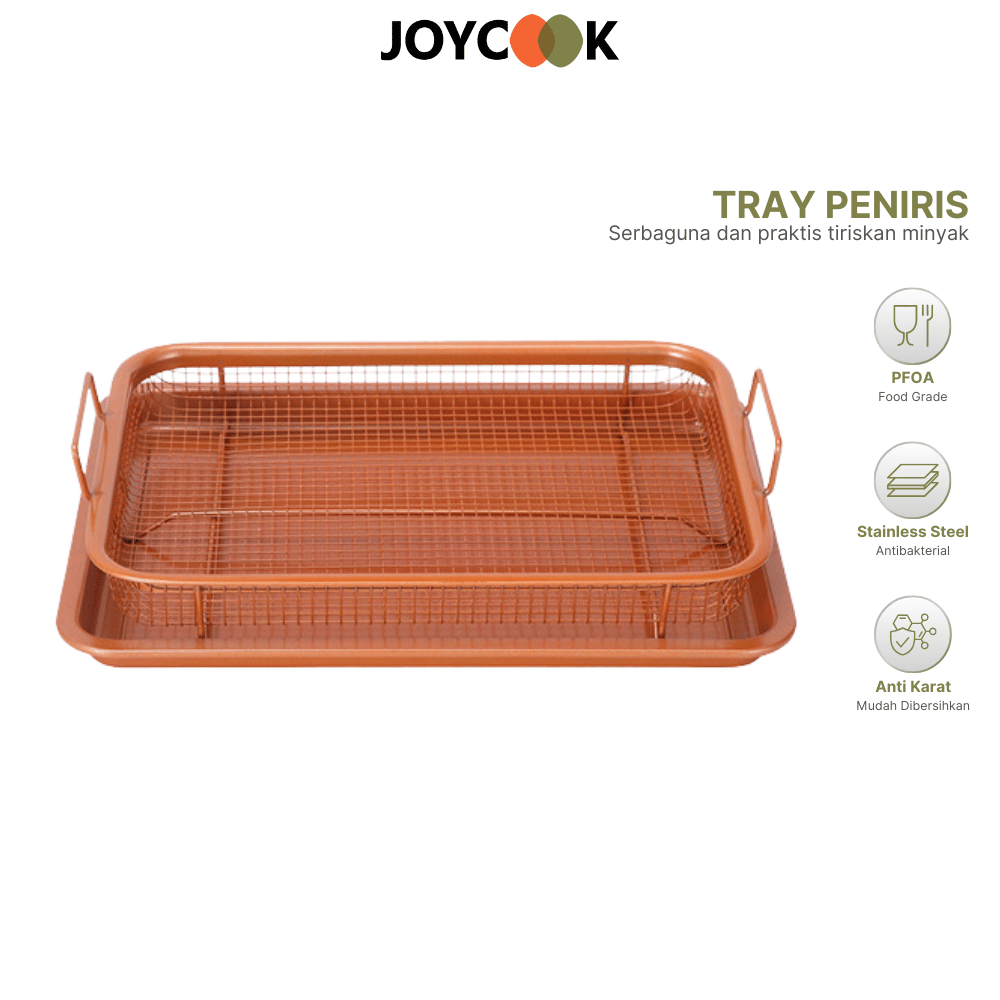 Jual JOYCOOK Peniris MINYAK Cooper Crisper Tray Fika / Saringan Minyak ...