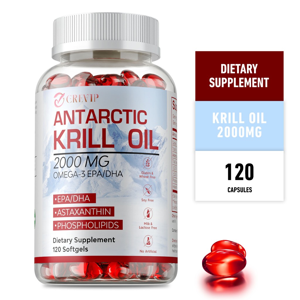 Jual 【120 kapsul】Minyak krill Antartika Grevip - suplemen makanan untuk ...