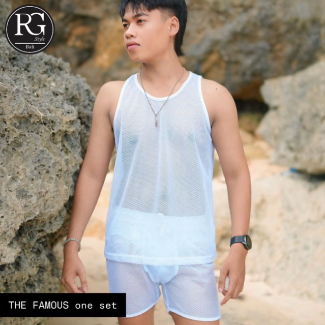 Jual RG STYLE BALI | THE FAMOUSE SINGLET ONE SET | singlet transparan ...