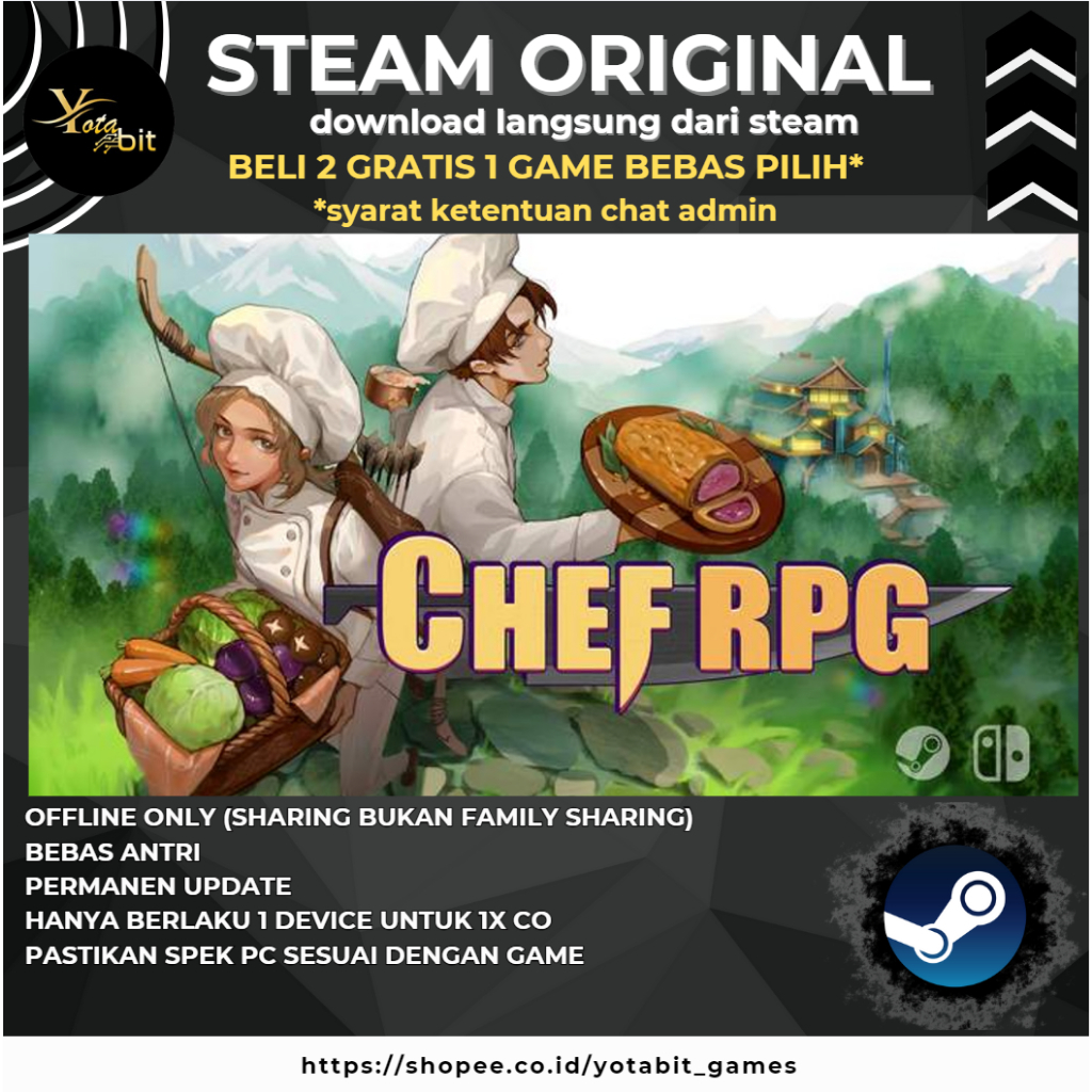 Jual Chef RPG Mac + Game PC Sharing Original Offline | Shopee Indonesia
