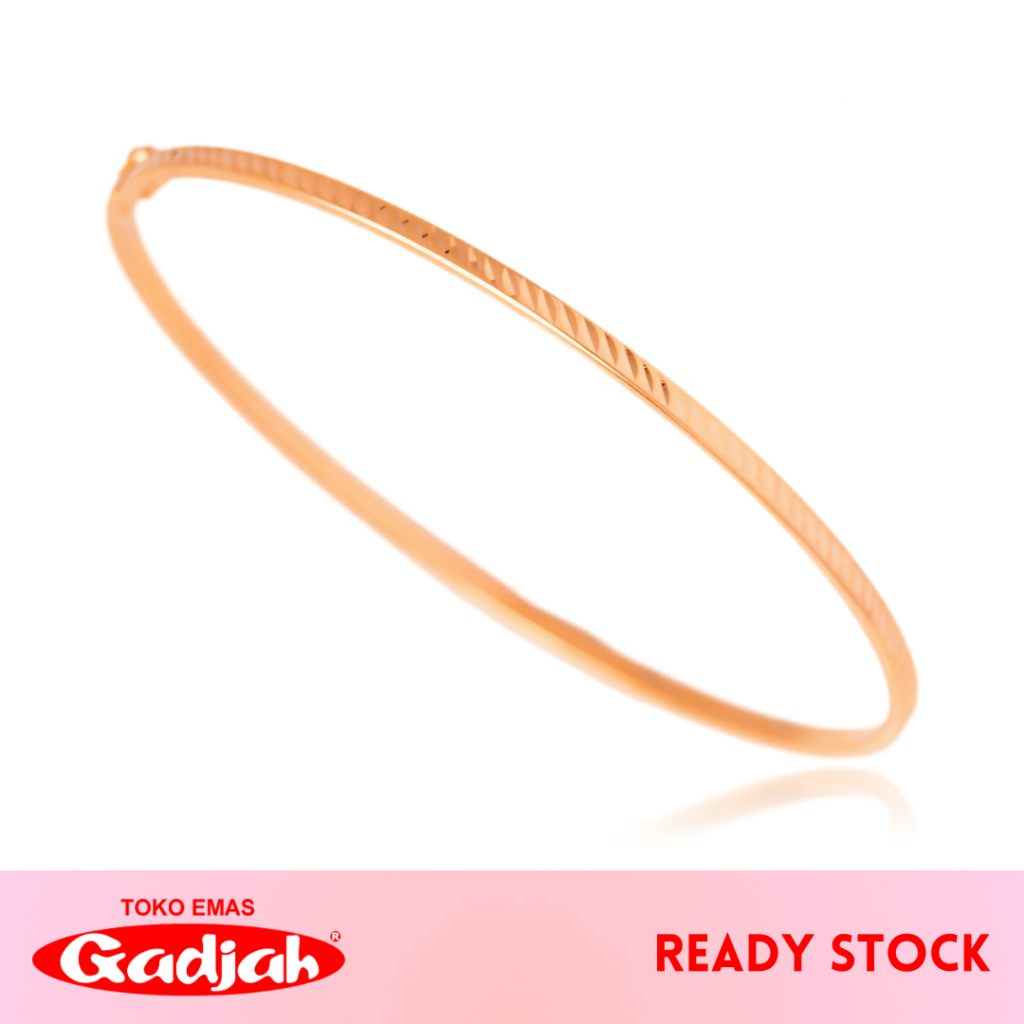 Jual Gelang Emas Kuwung Pipih Minimalis Cukitan Arsir - Toko Emas ...