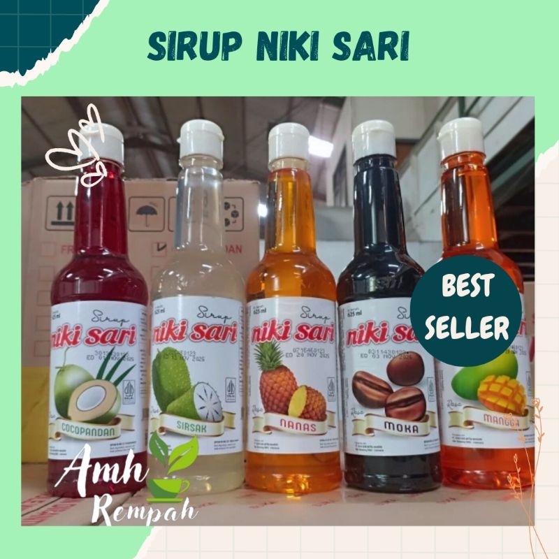 Jual Sirup Niki Sari kemasan 625 ml (Botol Plastik) | Shopee Indonesia