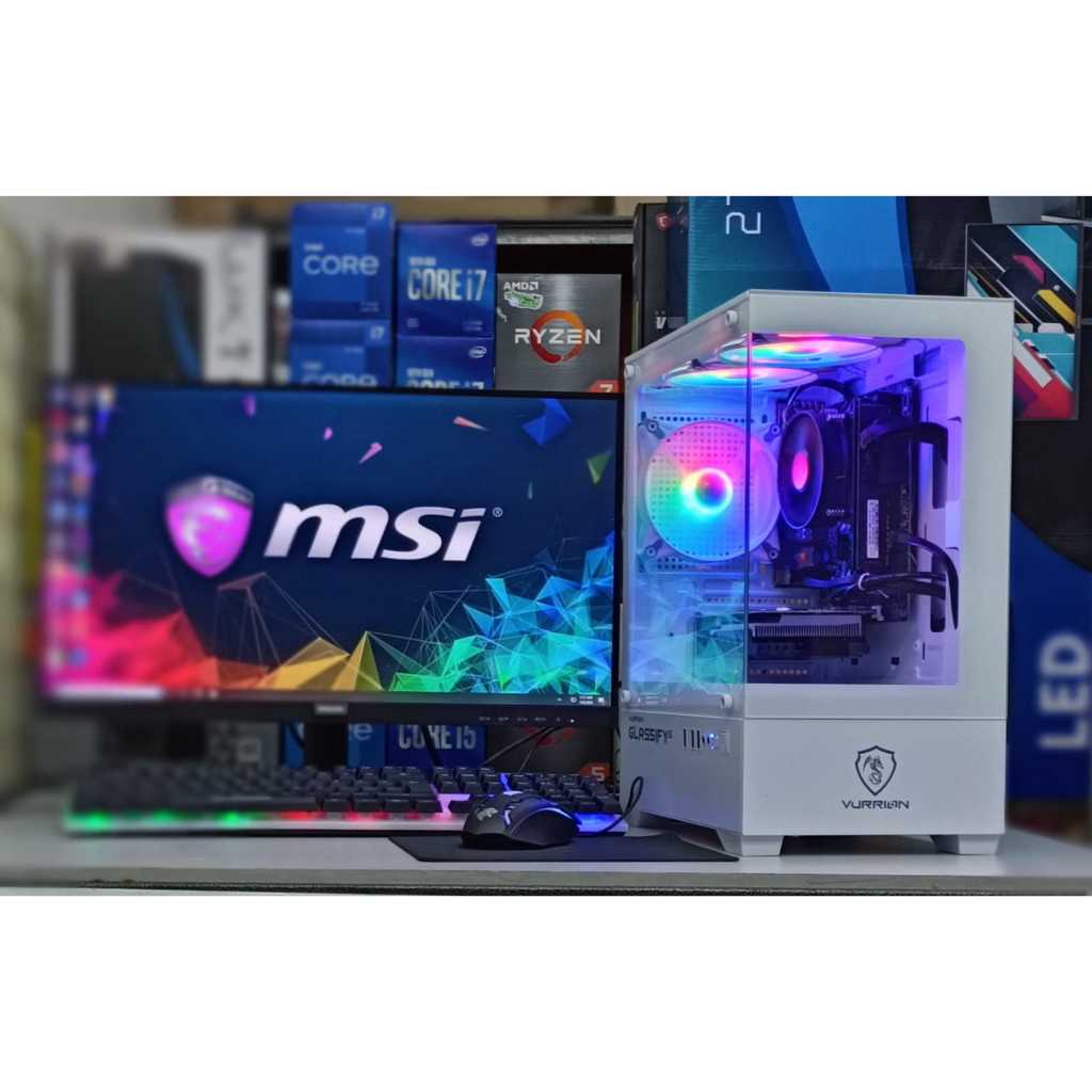 Jual Pc Gaming Core i7 - VGa 4GB DDR5 - Ram 16Gb - HDD 1TB+SSD - Monitor 19Inc Fullset - Cpu ...