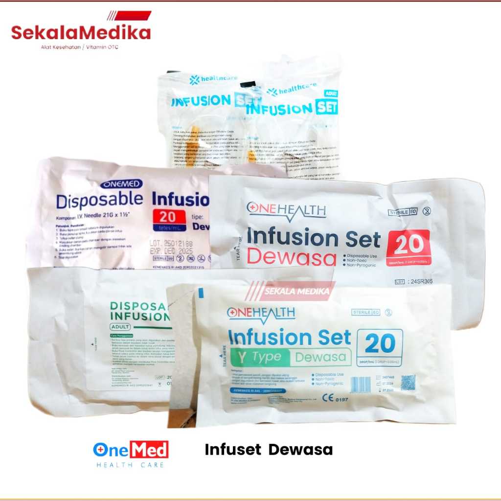 Jual Infuset Dewasa All Varian Set Alat Infusion Set / Satuan | Shopee ...
