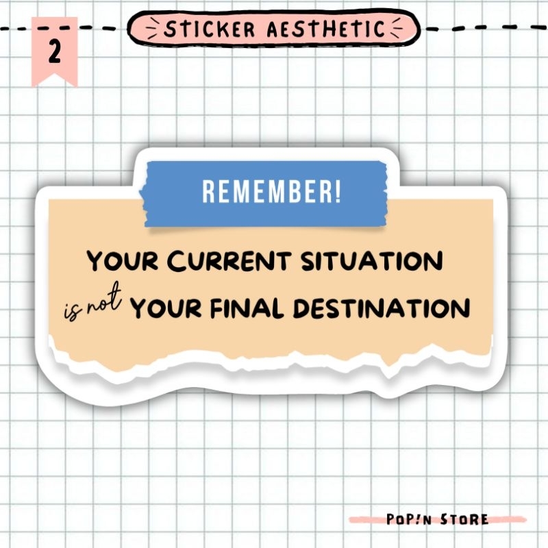 Jual STICKER AESTHETIC TUMBLR WATERPROOF/ YOUR FINAL DESTINATION ...