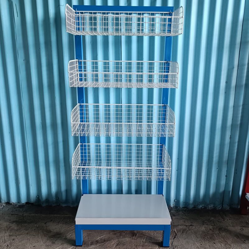 Jual RAK Display rak minimarket rak Snack Ciki ukuran jumbo free karet ...