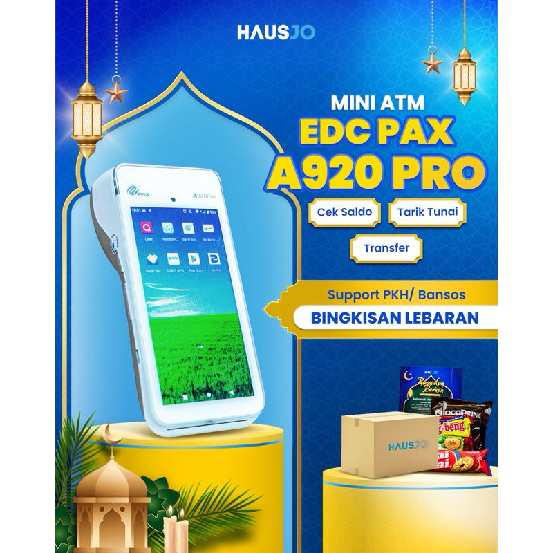 Jual Mesin Android pos kasir PAX A920 PRO Hausjo | Shopee Indonesia