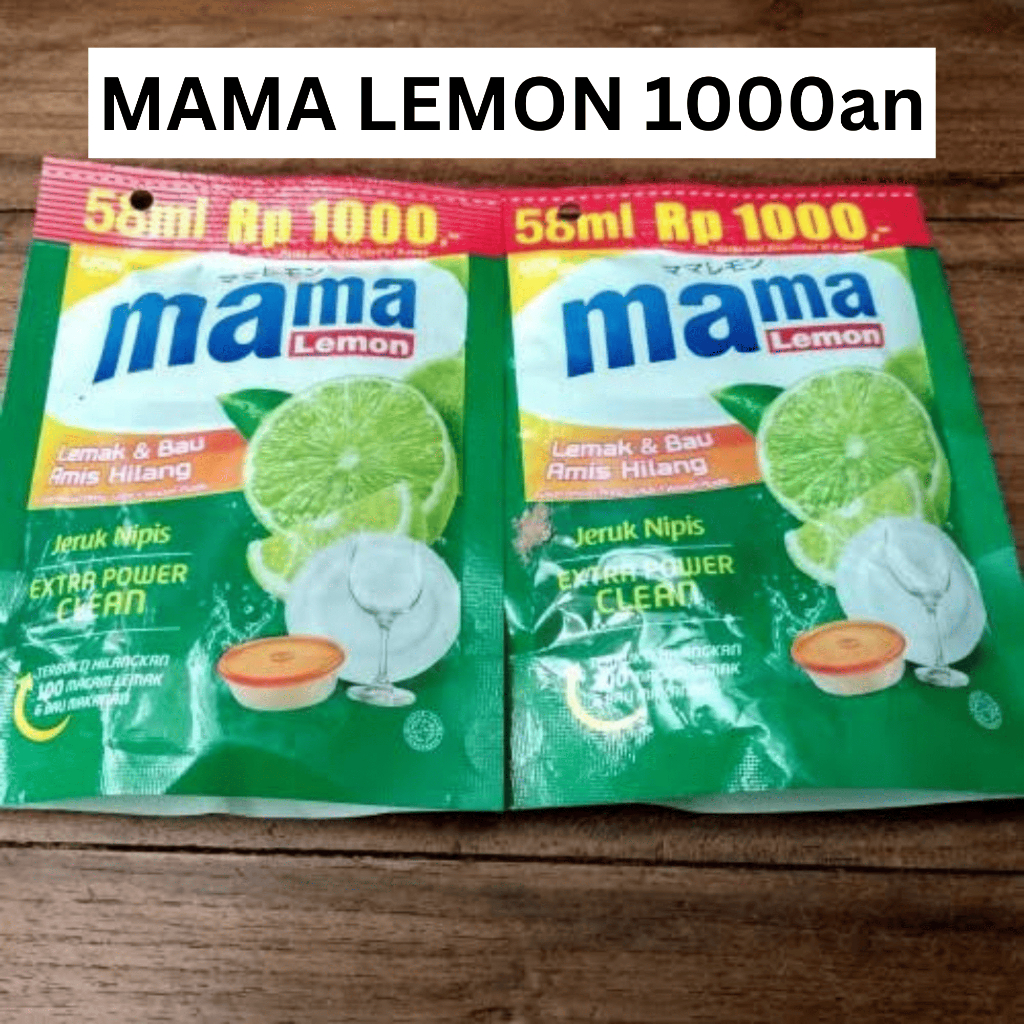 Jual MAMA LEMON POUCH 1000 AN SACHET 58 ML PENCUCI PIRING CHARCOAL ...