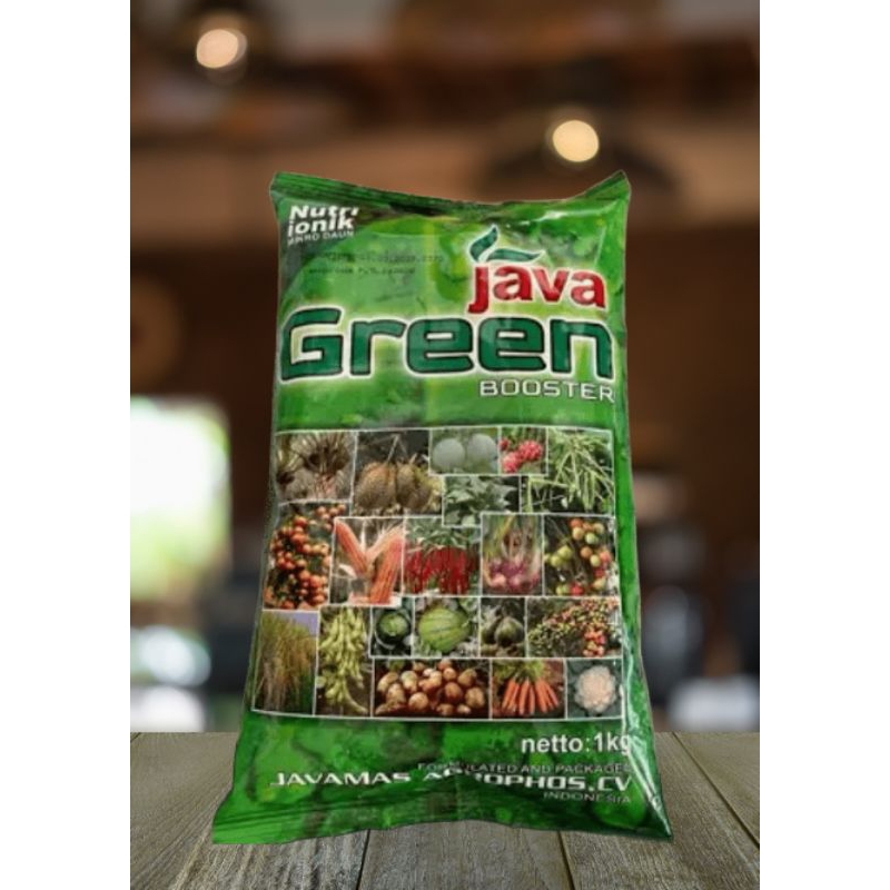 Jual Pupuk Daun Nutrisi Mikro Ionik Tanaman JAVA GREEN Berat 1KG ...