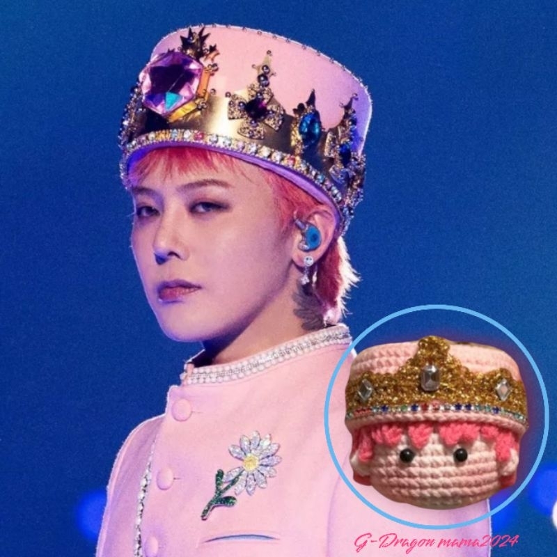 Jual Amigurumi keychain G Dragon/GD/Gantungan kunci Rajut G Dragon ...