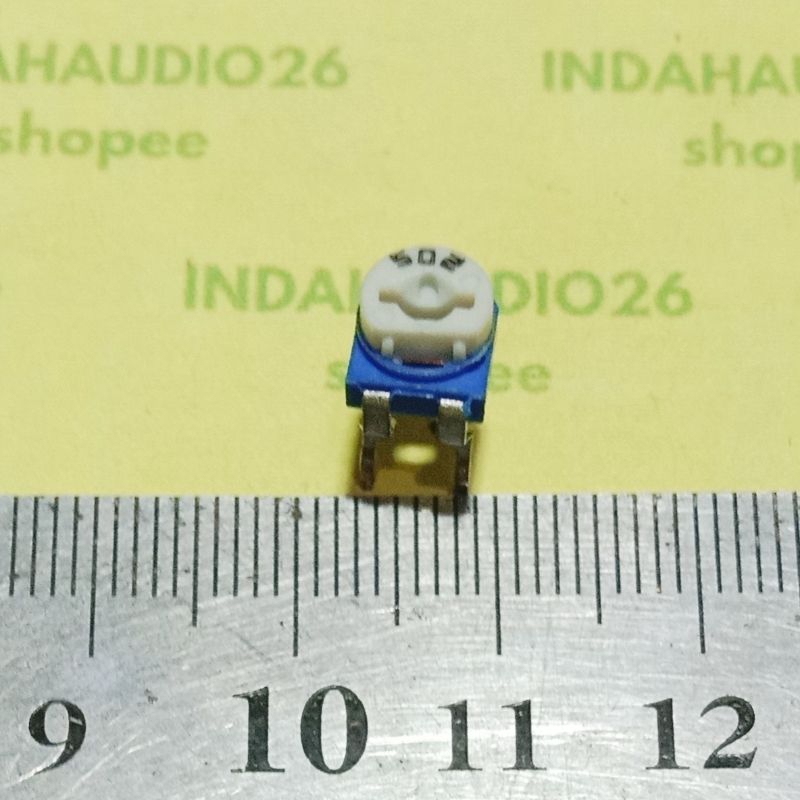 Jual 502 biru putih trimpot 5000 ohm 5K 5000r variable resistor vr ...