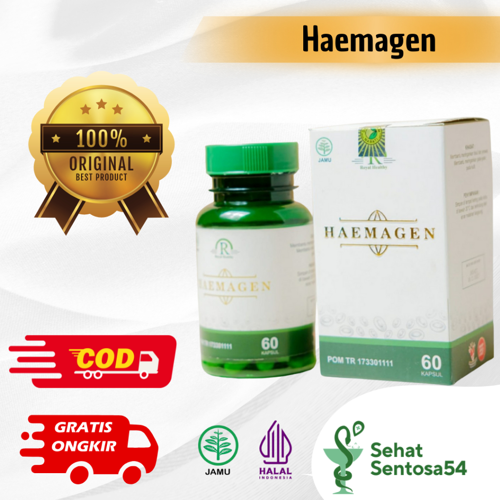 Jual HAEMAGEN - isi 60 kapsul Obat Herbal Asli | Shopee Indonesia
