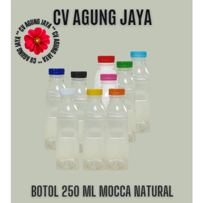 Jual Botol 250 ml AMDK Mocca Short Neck / Botol Plastik / Botol Minuman ...