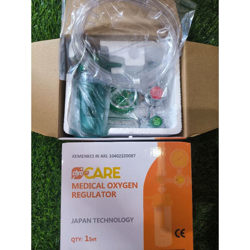 Jual Regulator Oksigen O2 - Chrona care / Regulator Oksigen Tabung O2 ...