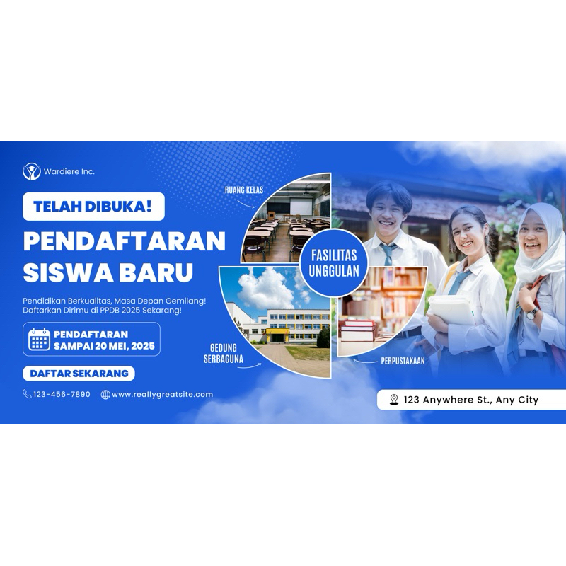 Jual spanduk PPDB termurah harga per meter | Shopee Indonesia