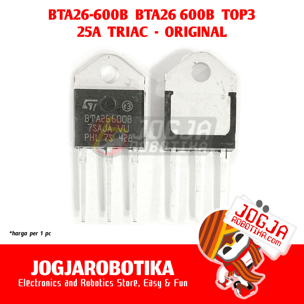Jual BTA26-600B BTA26600B BTA26-600 TO-3P Triac Original | Shopee Indonesia