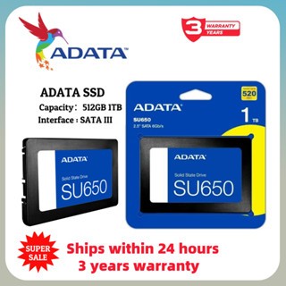 Jual Adata Original SSD SU650 Internal hard drive/Solid state drives 6 ...