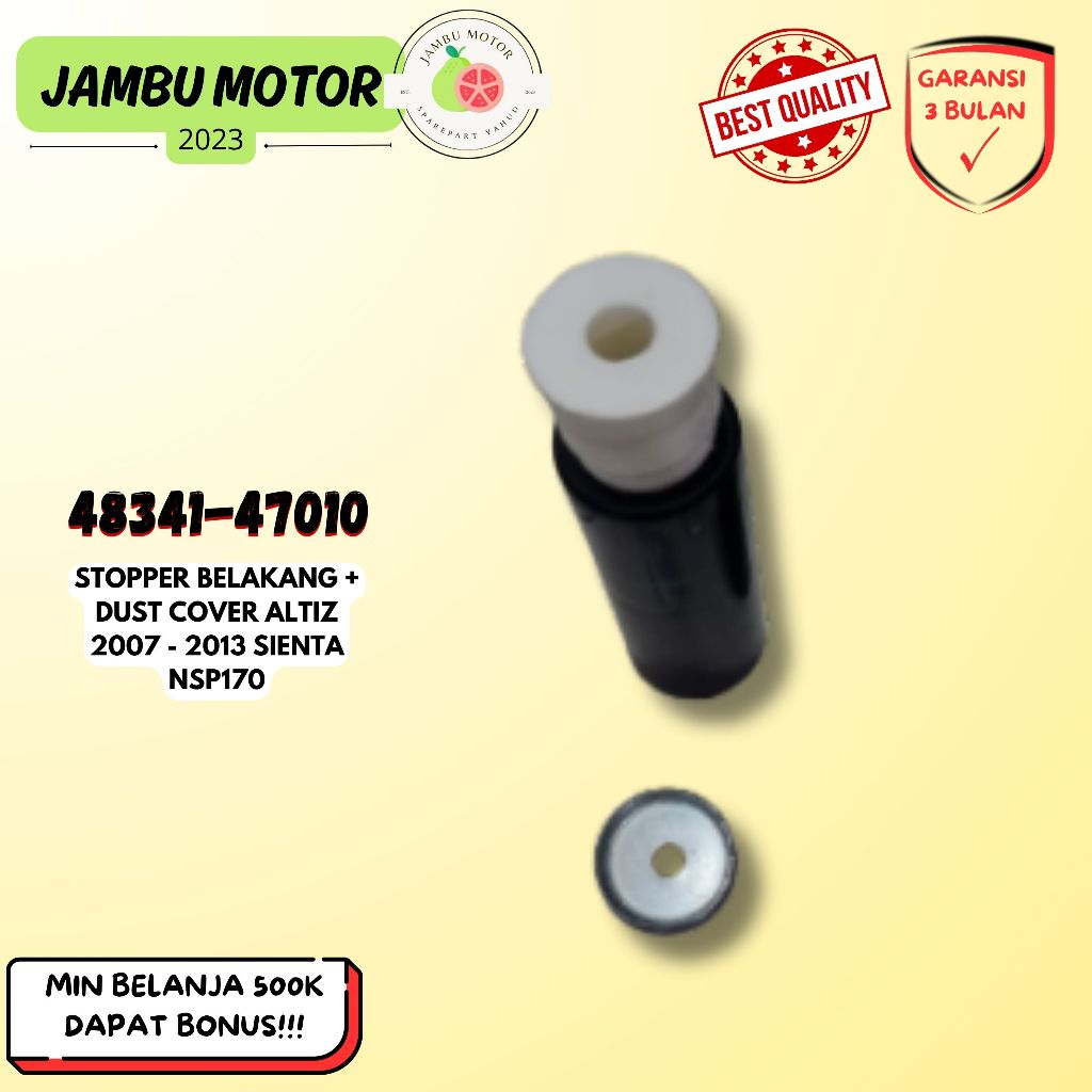Jual STOPPER BELAKANG + DUST COVER ALTIS GEN1 GEN2 2001- 2013 SIENTA ...