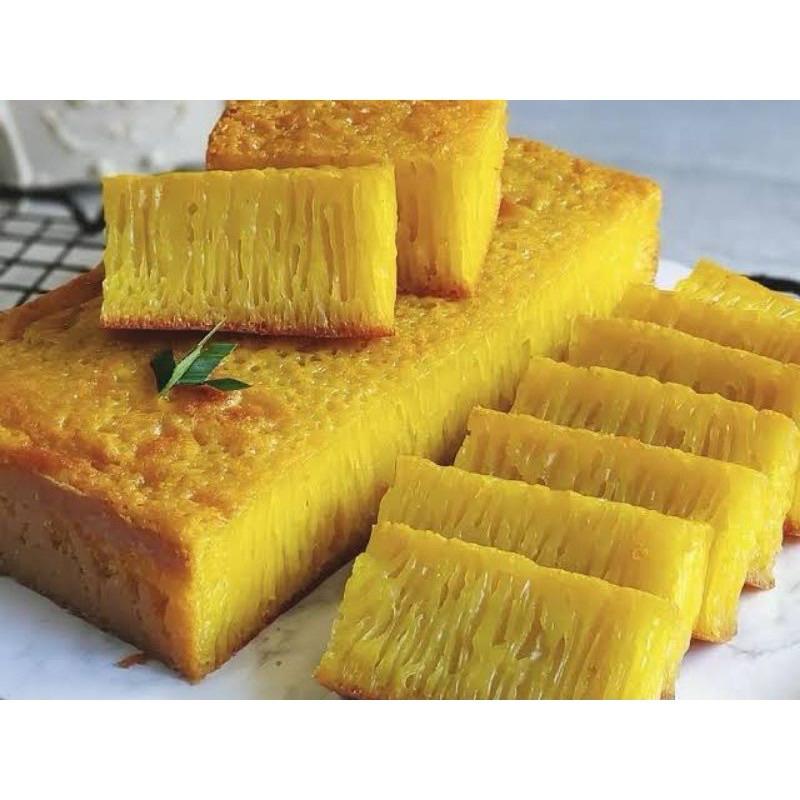 Jual Bika Ambon Medan Double Cola uk 20x20 halal kue bika ambon legit ...