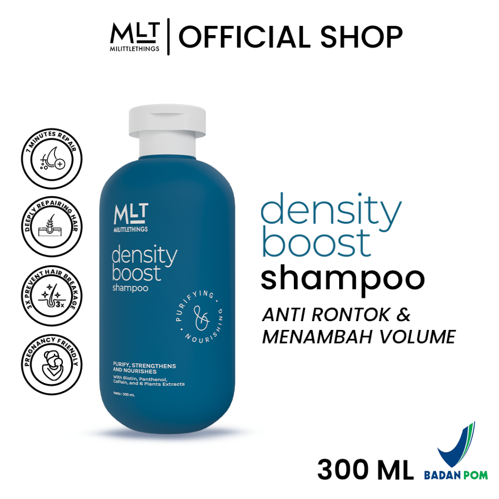 Jual Milittle Things Density Boost Shampoo - Sampo Anti Rontok 300 ML ...