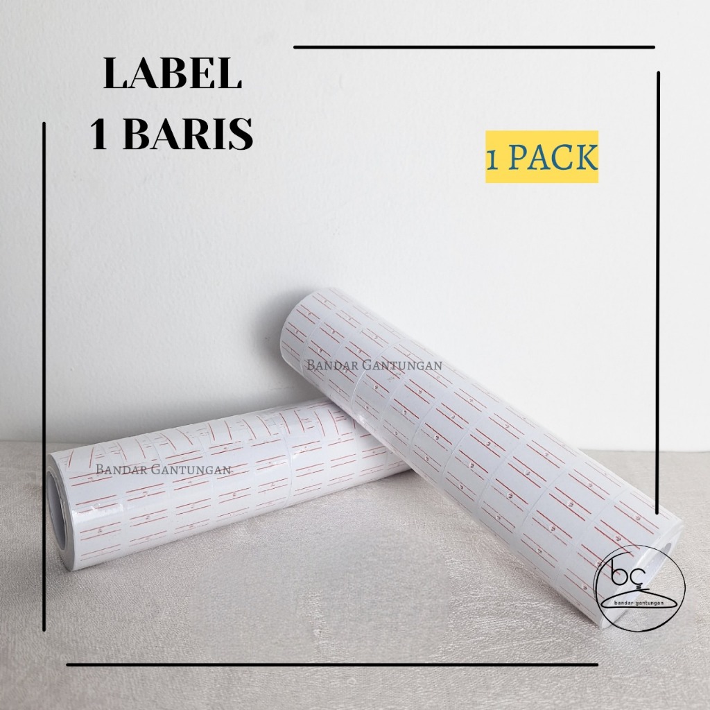 Jual Kertas Label Harga 1 Line Refill Isi Ulang Labeller Merk Joyco ...