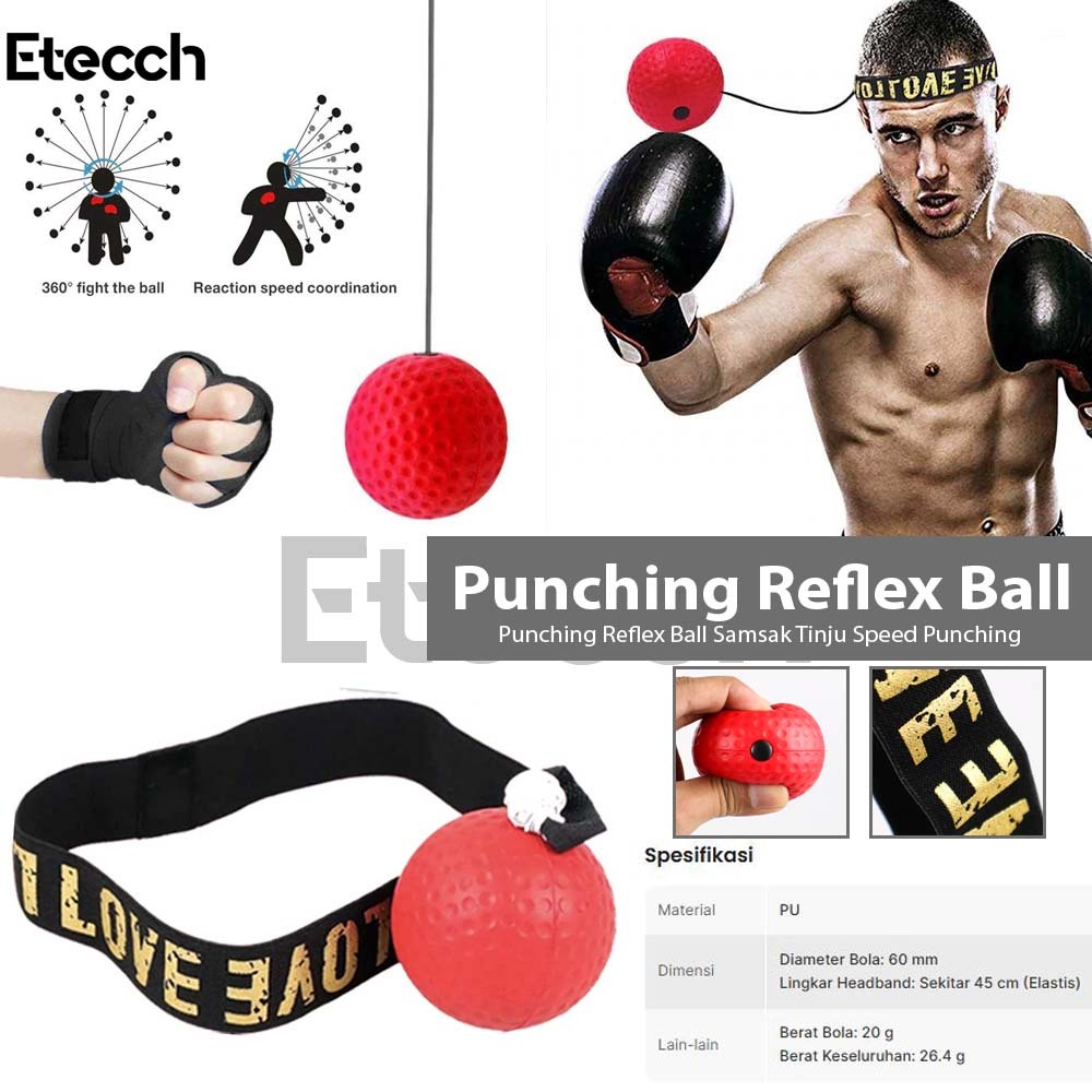 Jual Punching Reflex Ball Samsak Tinju Speed Punching | Shopee Indonesia