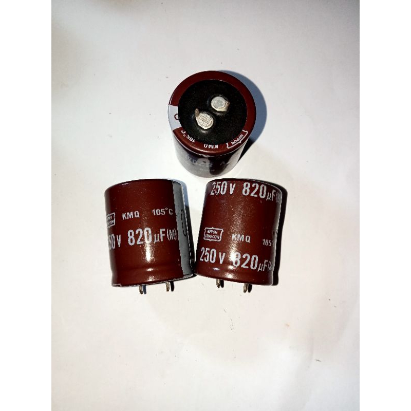 Jual ELCO 820UF 250V NIPPON CHEMICON Original | Shopee Indonesia