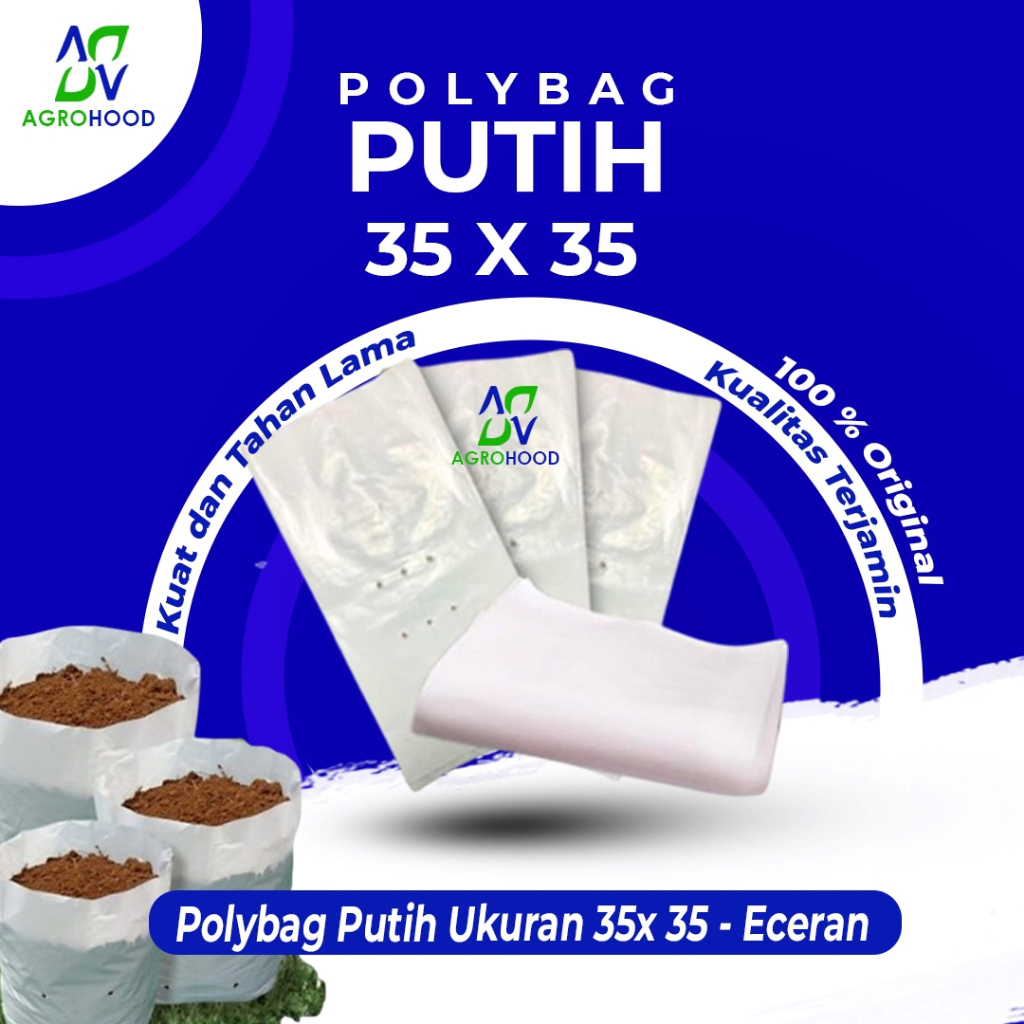 Jual Polybag Putih Ukuran 35x35 - Eceran | Shopee Indonesia