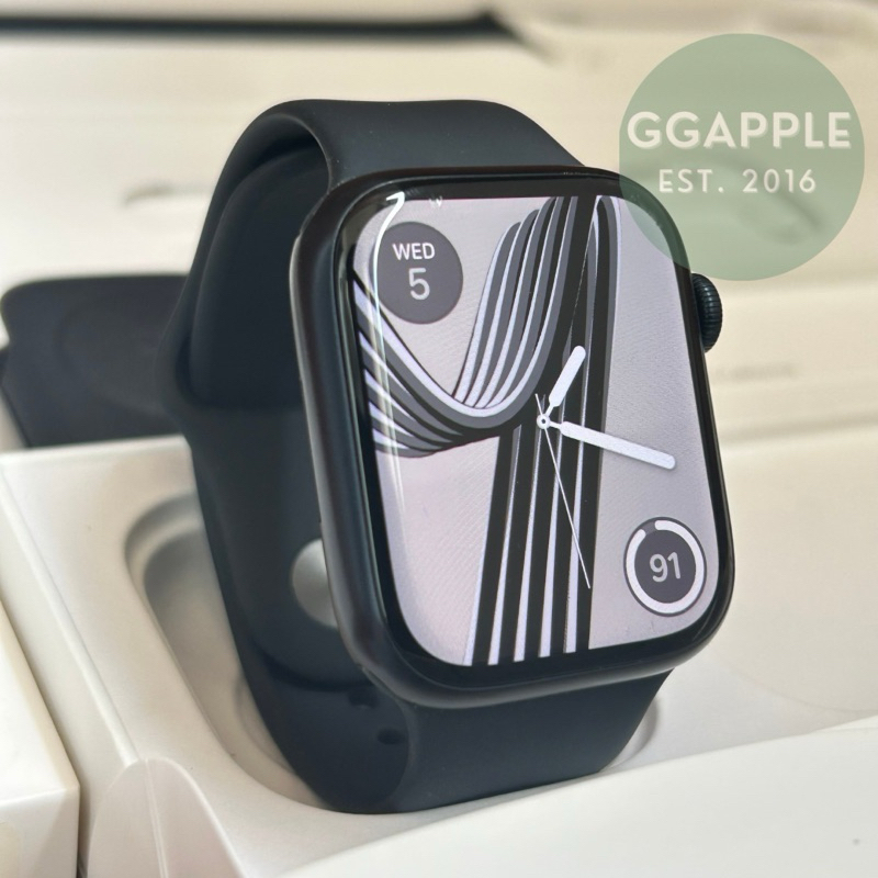 Jual iBox Apple Watch Series 8 45mm Midnight Black Fullset Original ...