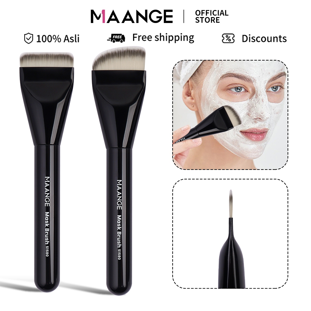 Jual MAANGE 2Pcs Kuas Foundation Makeup Lembut Facial Multifungsi Mask ...