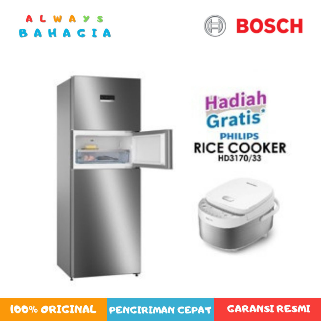 Jual Bosch CMC36K03N7 Kulkas Free-standing Fridge-Freezer 187x67cm Seri ...