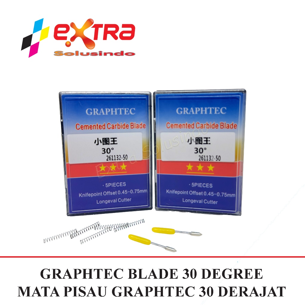 Jual GRAPHTEC CUTTING BLADE 30 DEGREE / MATA PISAU GRAPHTEC 30 DERAJAT ...