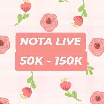 Jual NOTA LIVE 50K-120K (+ADM) | Shopee Indonesia