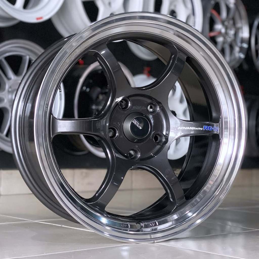 Jual Velg Advan Rg-d2 Ring 17 Lebar 8 Pcd 5x114.3 Et 40 Warna Ej Titan Lips Mirror | Velg Mobil ...