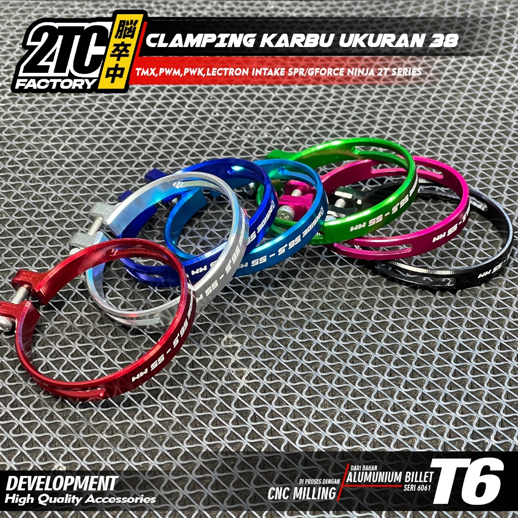 Jual KLEM CLAMP KLEMAN KARBU CLAMPING INTAKE PENGIKAT KARBU NINJA 2TAK ...