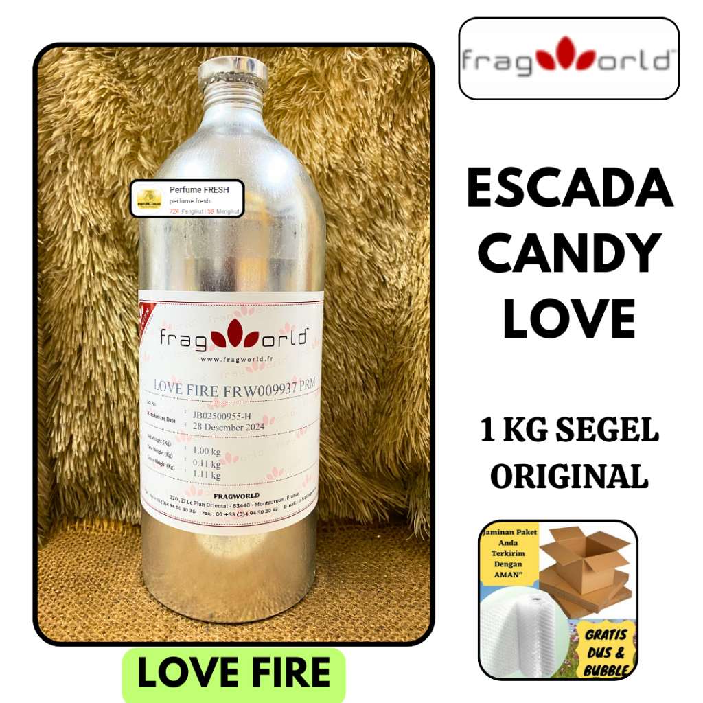 Jual Bibit Parfum Cwe ESCADA CANDY LOVE ( LOVE FIRE ) 1 KG SEGEL ...