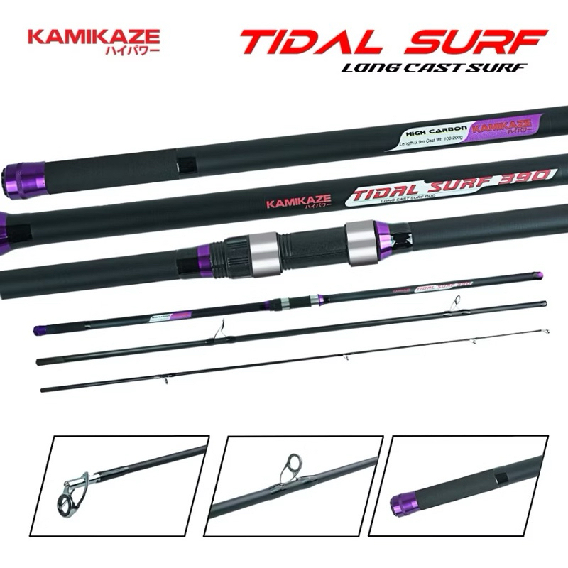 Jual Joran Pancing KAMIKAZE TIDAL SURF Sambung 3 360CM - 450CM Untuk ...
