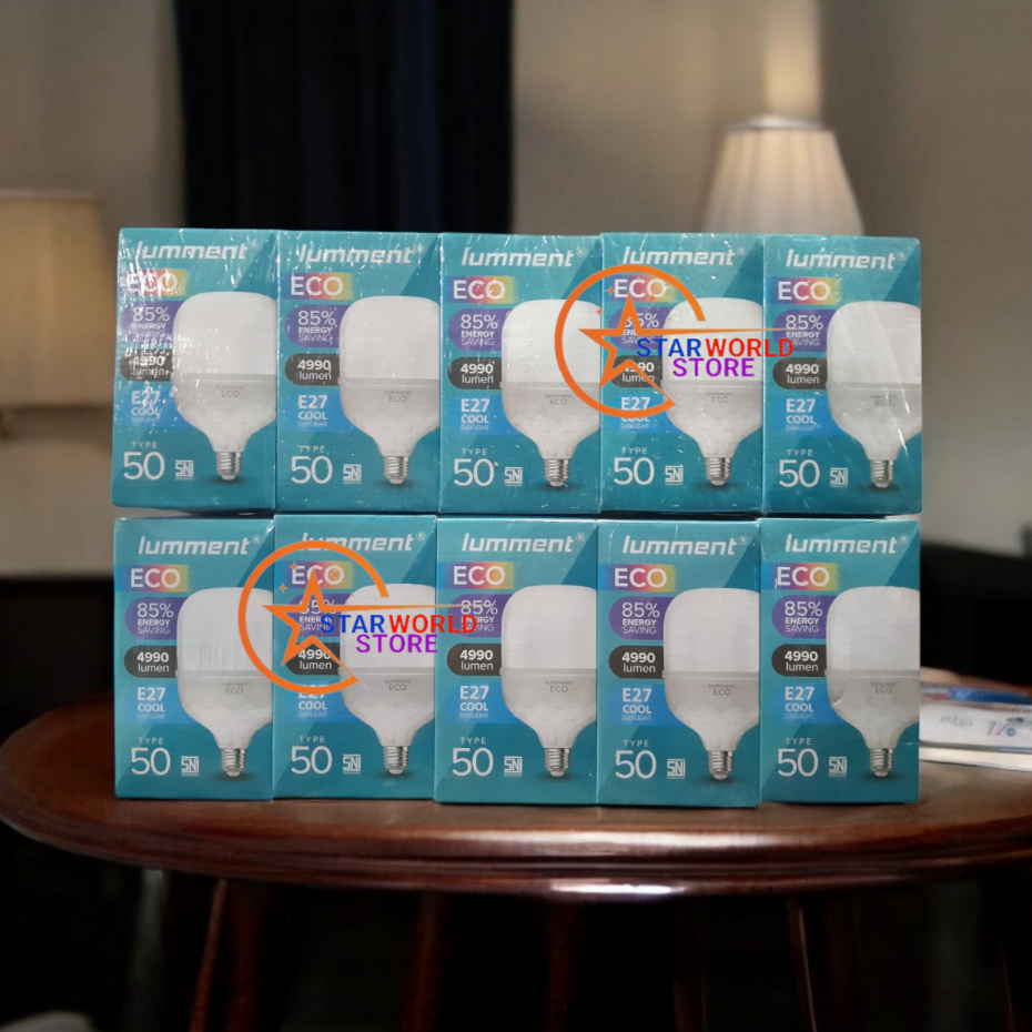 Jual Paket Hemat 10 Pcs Lumment Eco Lampu Bohlam LED 5W 10W 15W 20W 30W 40W 50 Watt - Cahaya ...