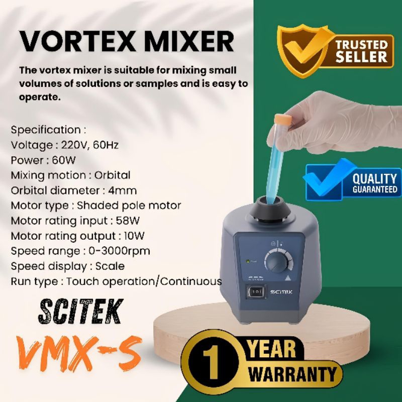 Jual Vortex Mixer VMX-S Scitek up to 3000 rpm | Shopee Indonesia