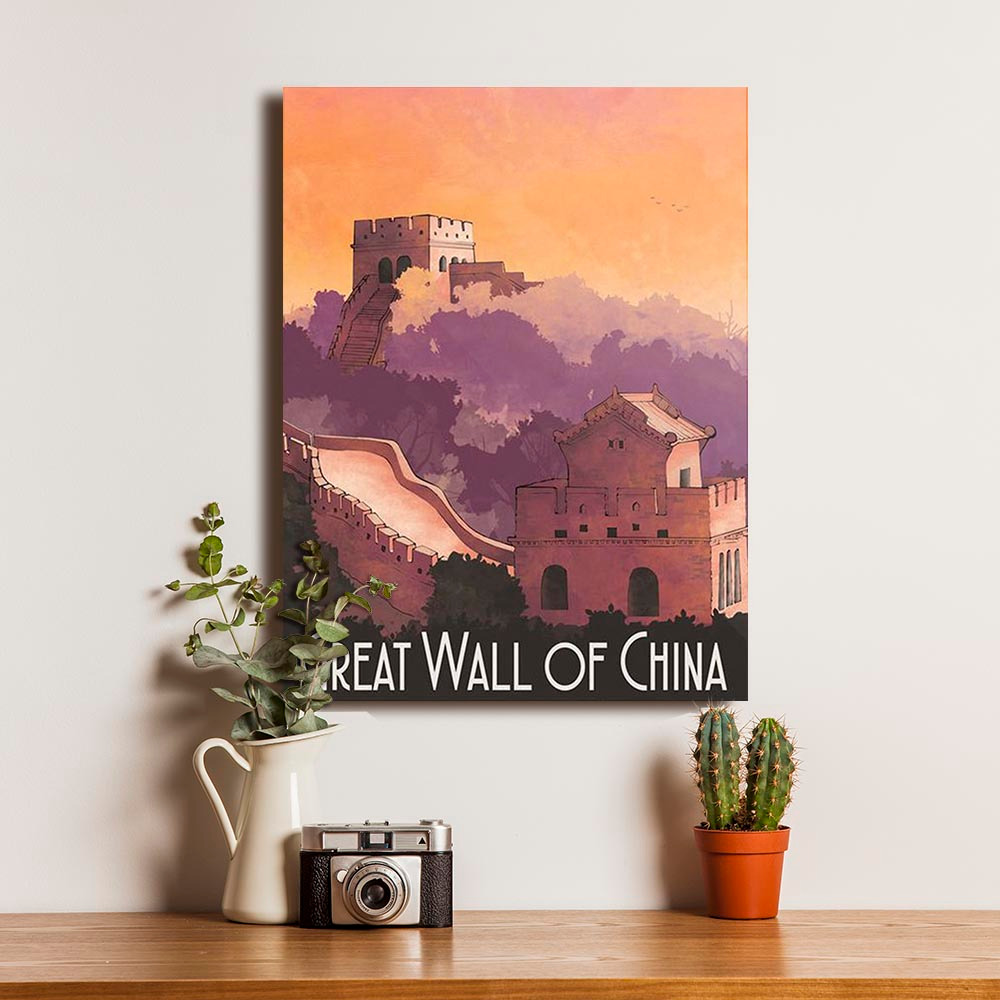 Jual Poster China Tembok Besar Great Wall Dekorasi Hiasan Dinding Rumah ...