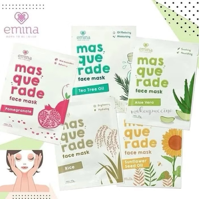 Jual EMINA Masquerade Face Mask 23g | Shopee Indonesia