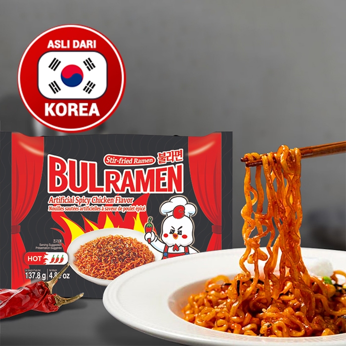Jual BUL RAMEN Original - Stir-Fried Ramen with Artificial Hot Spicy ...