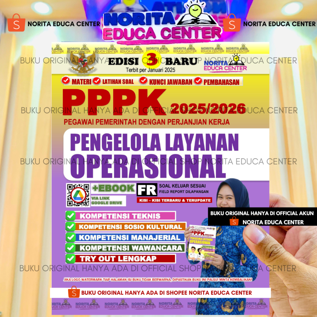Jual BUKU PPPK PENGELOLA LAYANAN OPERASIONAL NORITA EDUCA CENTER | Shopee Indonesia