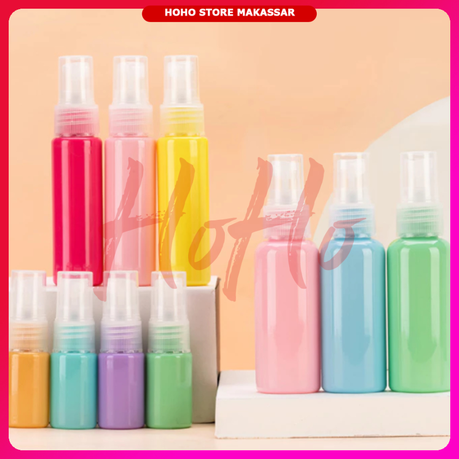 Jual Botol SPRAY Refill Warna Pastel Ukuran 10ml 30ml Travel Bottle ...