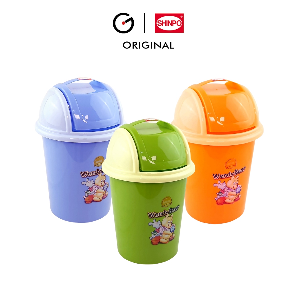 Jual Shinpo Tempat Sampah Plastik Dengan Tutup Cartillo Trash Bin Model ...