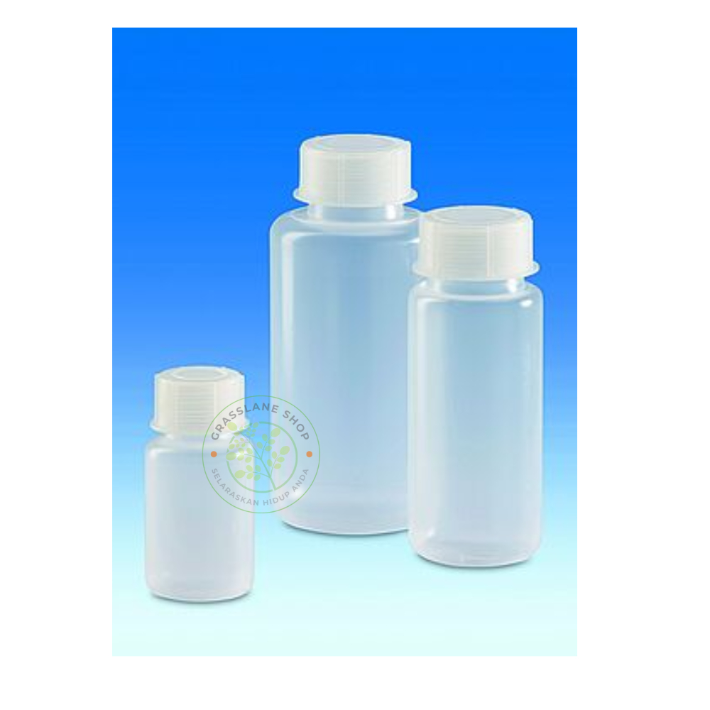 Jual Botol Plastik Laboratorium Mulut Besar Wide Mouth Bottle 50 ml Vitlab Jerman Germany ...
