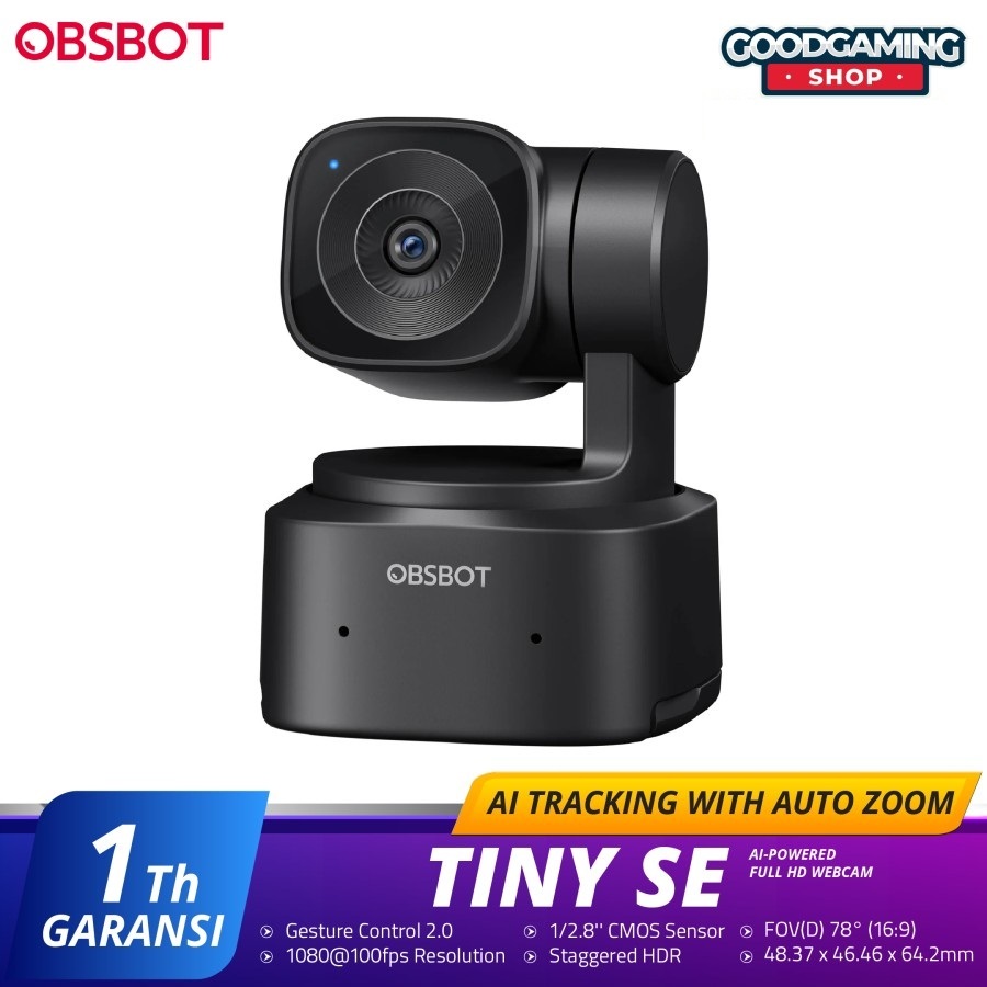 Jual Obsbot Tiny SE Al-Powered Full HD PTZ Webcam | Shopee Indonesia