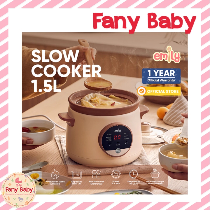 Jual EMILY SLOW COOKER 1.5 LITER / ESC-39008 | Shopee Indonesia